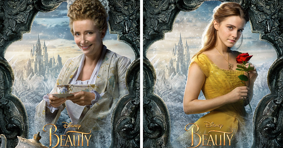 Disney saca los posters de los personajes de “La Bella y la Bestia ...