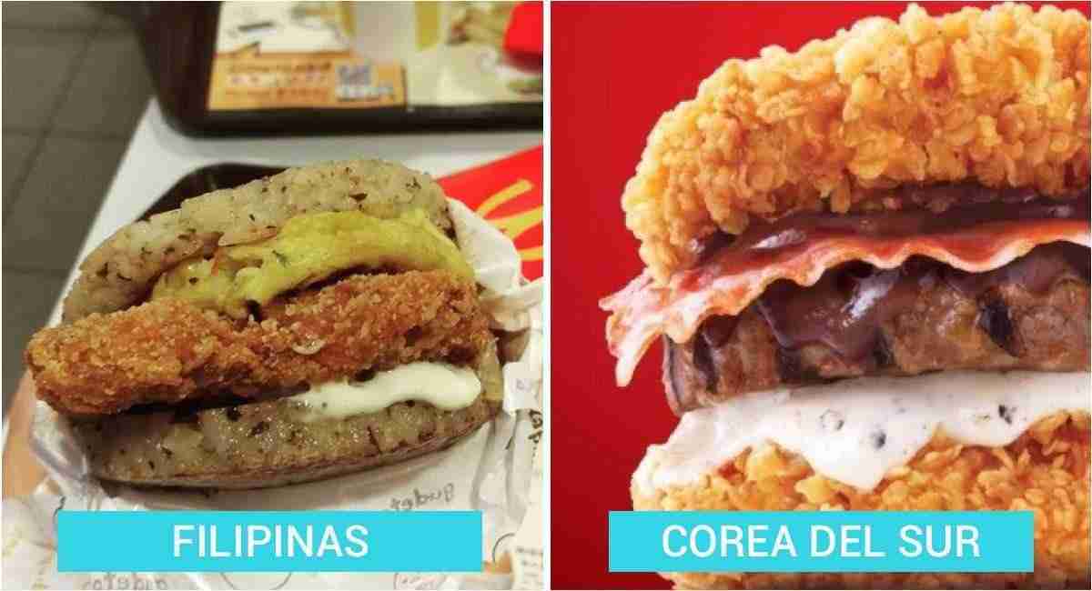 15 imágenes que demuestran que la comida rápida en algunos países está ...