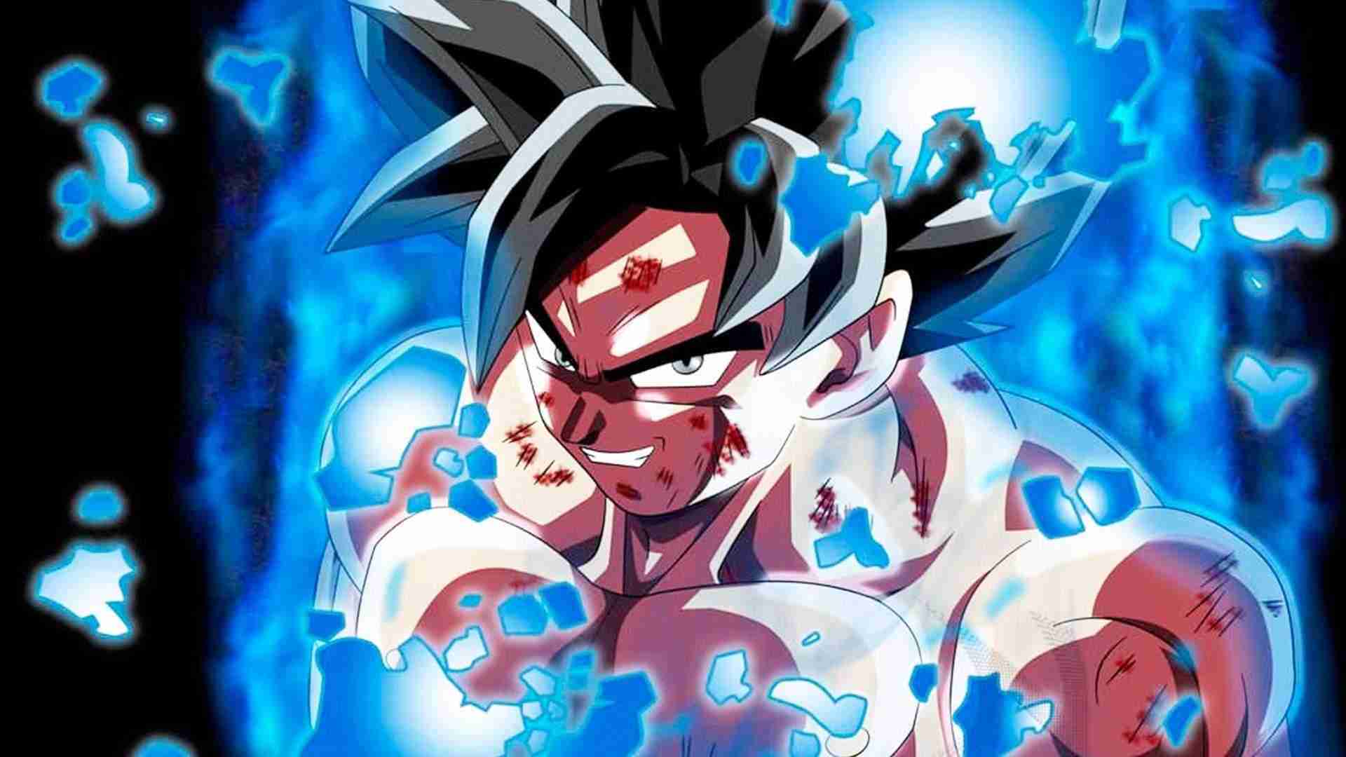 Goku se transforma en Migatte no gokui por tercera vez