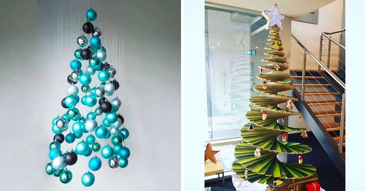 20 Ideas para hacer un árbol de Navidad original con tus propias manos