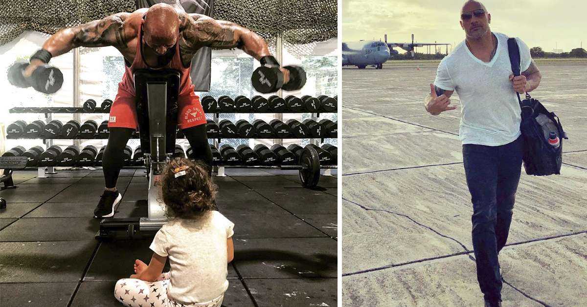 Dwayne Johnson comparte el entrenamiento de 5 días que hace para estar ...