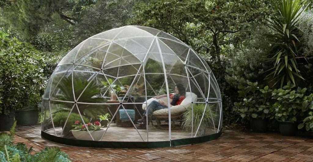 Crean glamoroso domo diseñado para tu jardín. Perfecto para aislarte y ...
