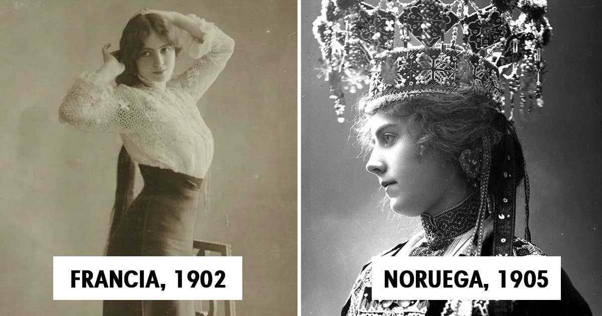 27 Fotos que muestran como era la belleza femenina hace más de 100 años