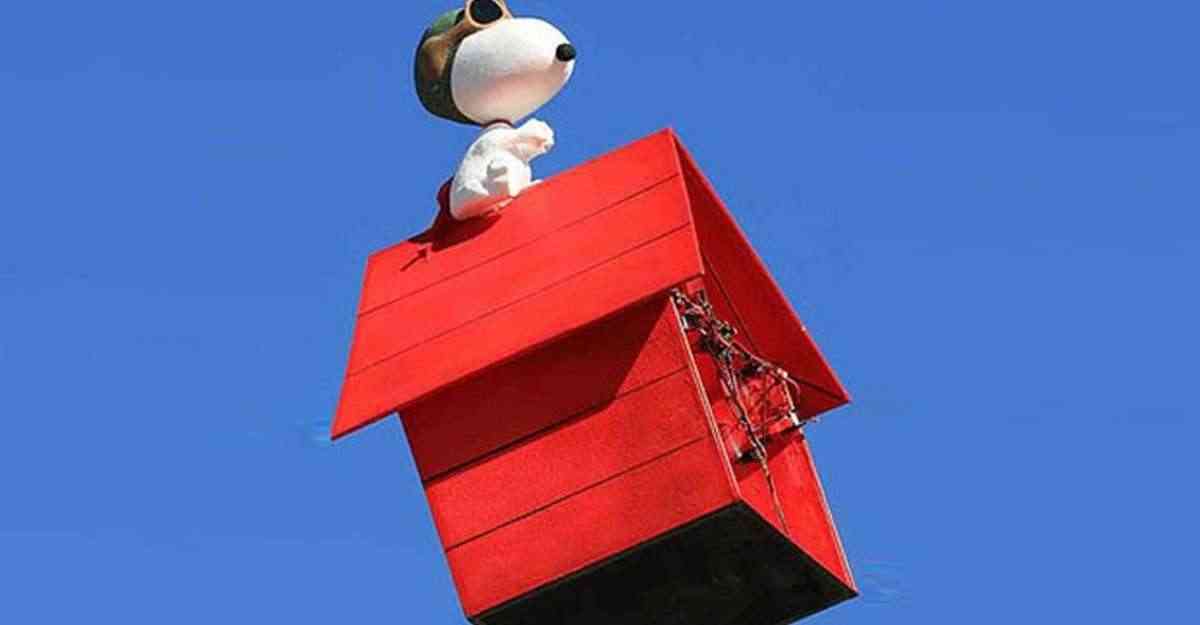 Convirtieron un dron en Snoopy y su casa-avión. 7 fotos y un video del ...