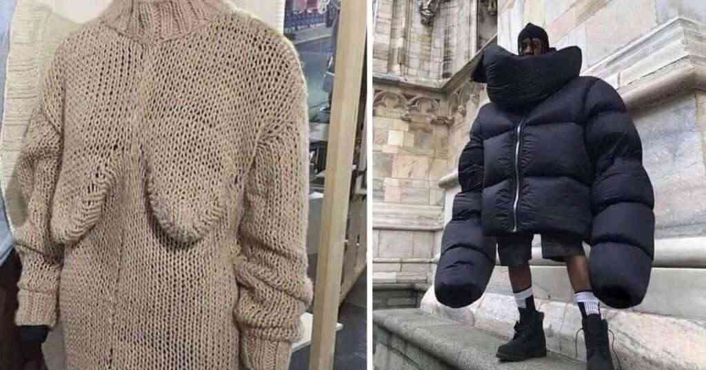 18 prendas de ropa raras cuyo diseño no entendemos el 99% de los mortales