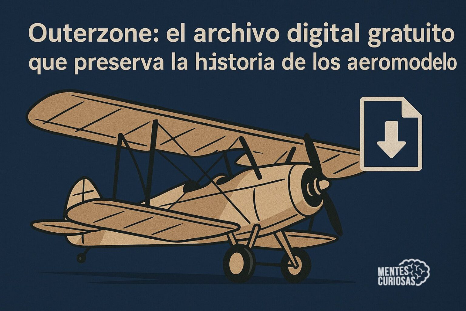 Outerzone: el archivo digital que da alas al aeromodelismo vintage